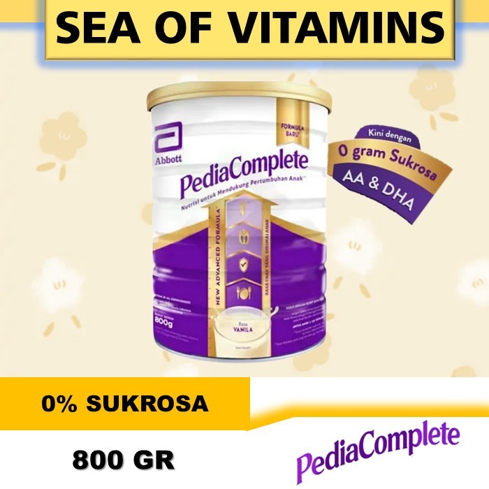 Jual PEDIASURE COMPLETE VANILA 800 GR [ 1-10 TAHUN ] | Shopee Indonesia