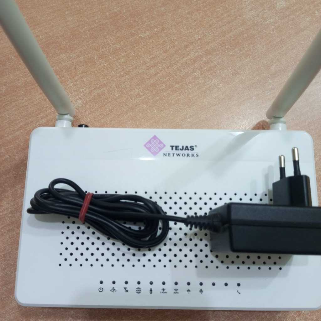 Jual ROUTER GPON TEJAS NETWORKS DUAL BAND + ADAPTOR (BEKAS MULUS ...