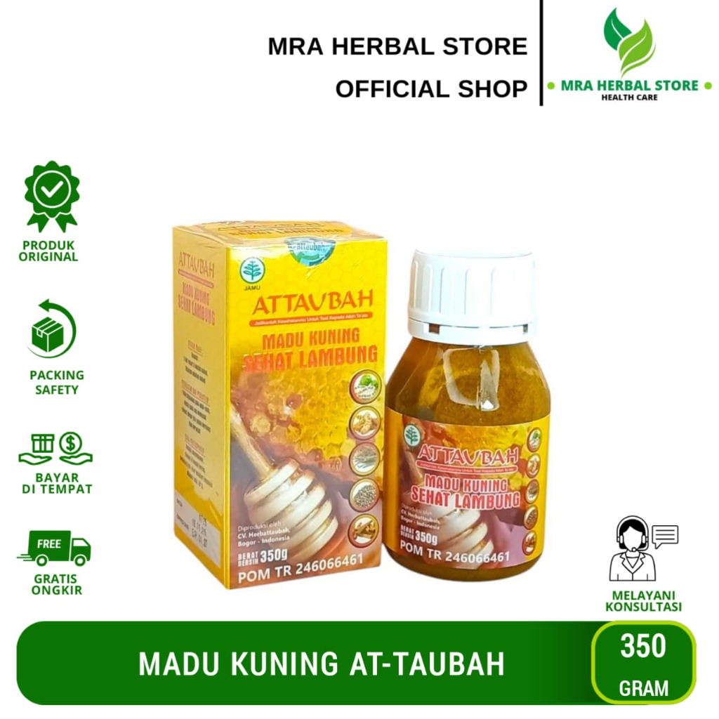 Jual Madu Kuning At-Taubah | Madu Herbal Sehat Lambung | Madu Attaubah ...
