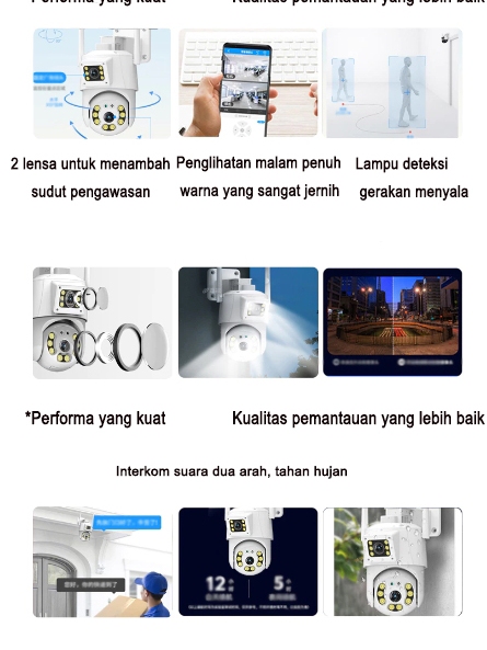 Jual cctv simcard 4g V380 pro 2 kamera outdoor waterproof kamera pakai ...