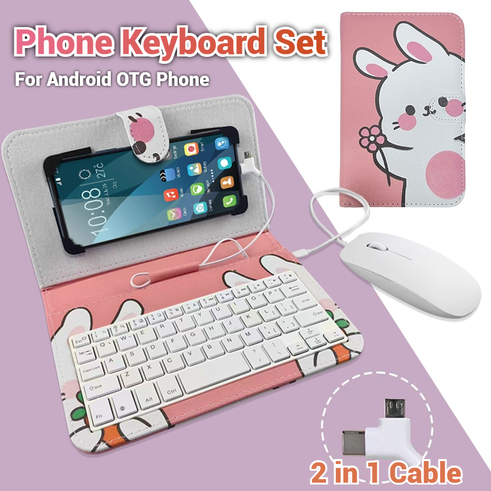 Jual Keyboard Telepon Mini untuk Ponsel Android OTG 4-8 '' Universal ...