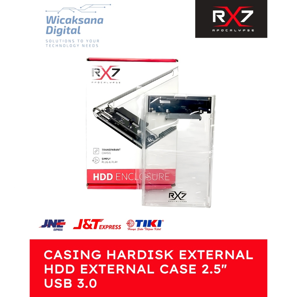 Jual CASING RX7 HARDISK EXTERNAL HDD EXTERNAL CASE 2.5" USB 3.0 | Shopee Indonesia