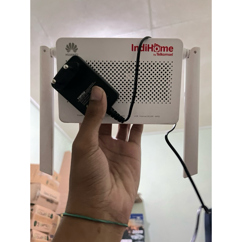 Jual modem Huawei HG8145V5 Port Biru (Adaptor Ori) | Shopee Indonesia