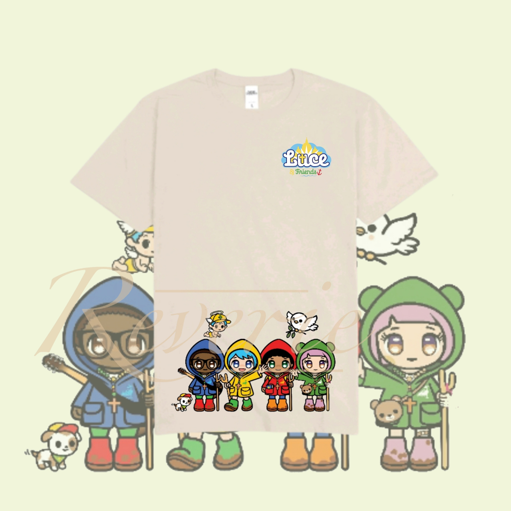 Jual BAJU TSHIRT LUCE AND FRIENDS HORIZONTAL KAOS YUBILEUM TAHUN ...