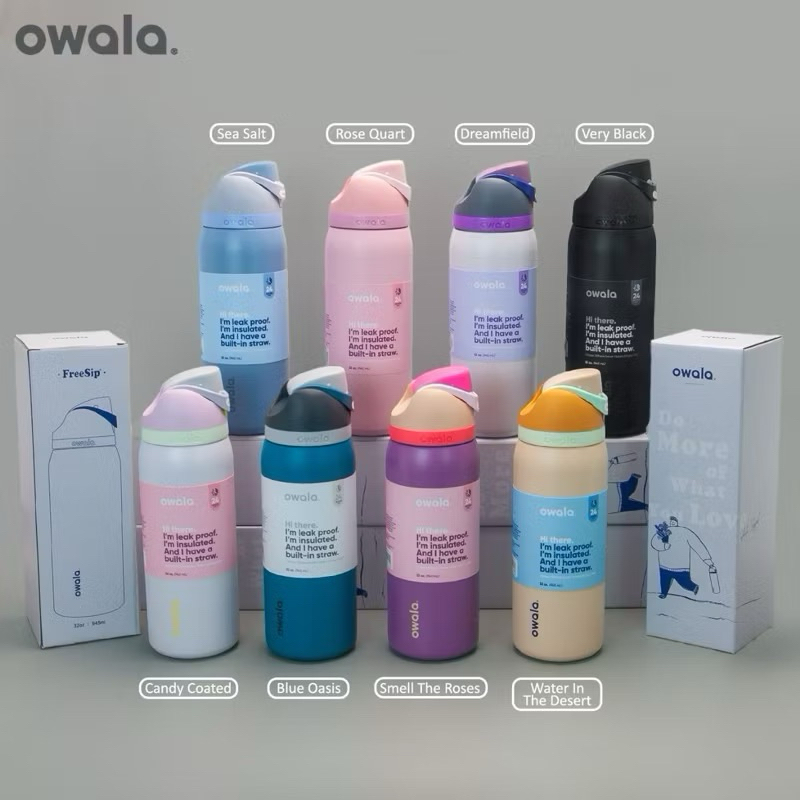 Jual Owala Water Bottle Freesip 32oz & 40oz Original Ready Stock Botol ...