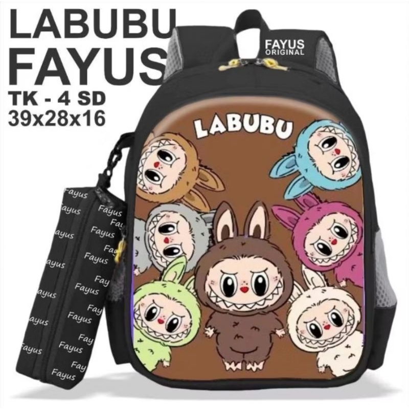 Jual Tas sekolah anak LABUBU PAUD, TK, dan kelas 1-4 SD | Shopee Indonesia