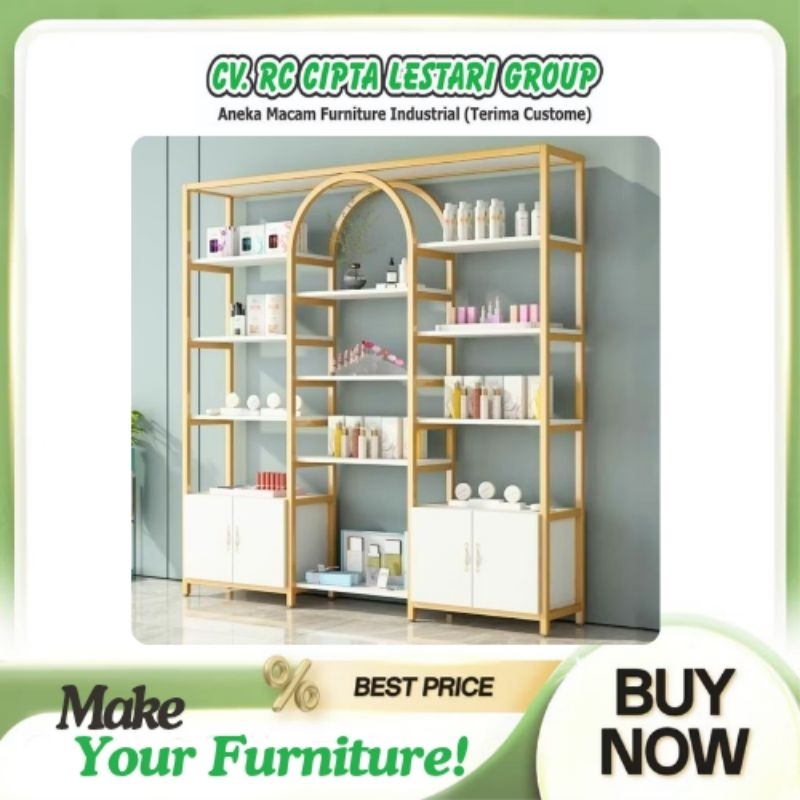 Jual Showcase Rak Kosmetik Luxury FREE ONGKIR Rak Display | Shopee ...