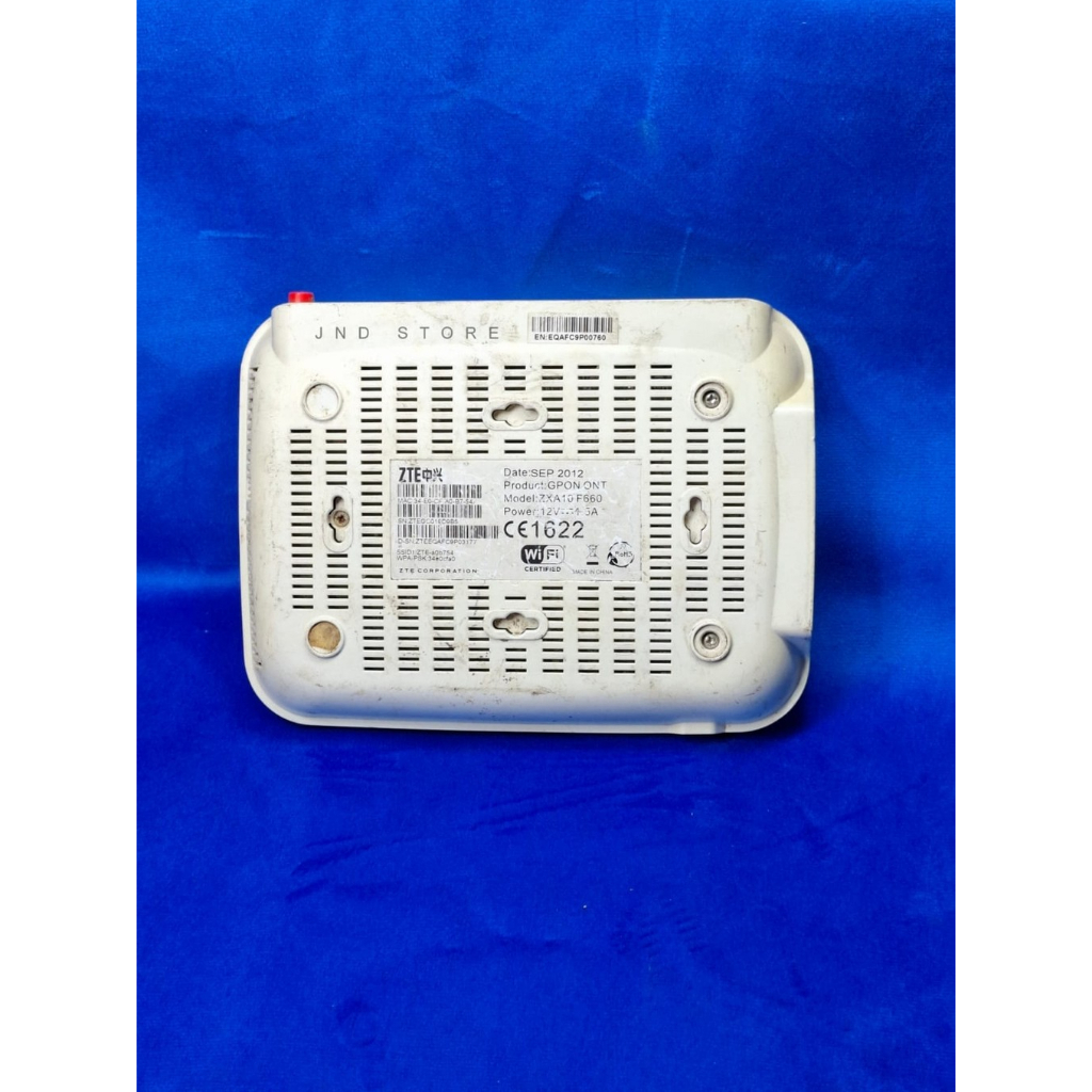 Jual Wifi Router Modem ZTE ZXA 10 F660/ZXA 10 F460 GPON ONT Second ...