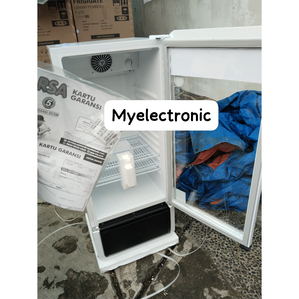 Jual SHOWCASE RSA RUBY-200 DISPLAY COOLER 1 PINTU 200 LITER 180 WATT 3 ...