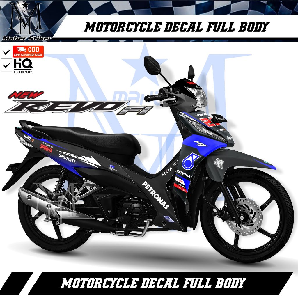 Jual Decal Revo Fit FI Fullbody Stiker Revo Fit Injeksi Variasi ...