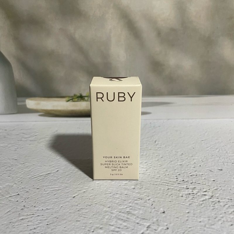 Jual Avoskin Ysb Hybrid Elixir Super Slick Tinted Melting Balm Spf 20 RUBY (baru) | Shopee Indonesia