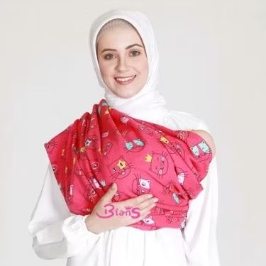 Jual GENDONGAN BAYI BIANS MOTIF gendongan kaos geos gendongan instan | Shopee Indonesia