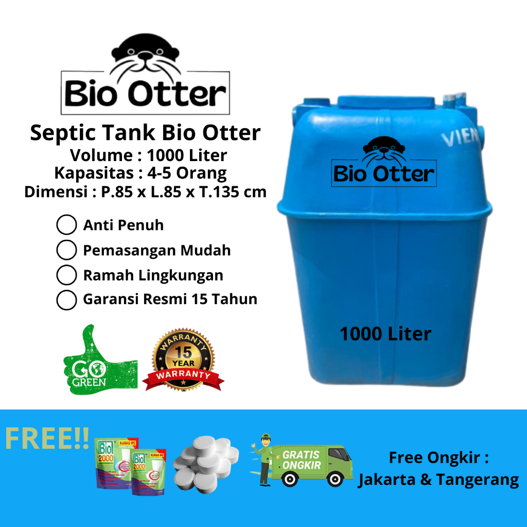 Jual Septic Tank Bio Biotech Biotank Biofilter Biotaff Sepiteng Biofil ...