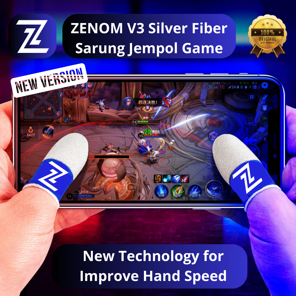 Jual ZENOM Sarung Jempol Gaming Anti Keringat Original Carbon Fiber Isi ...