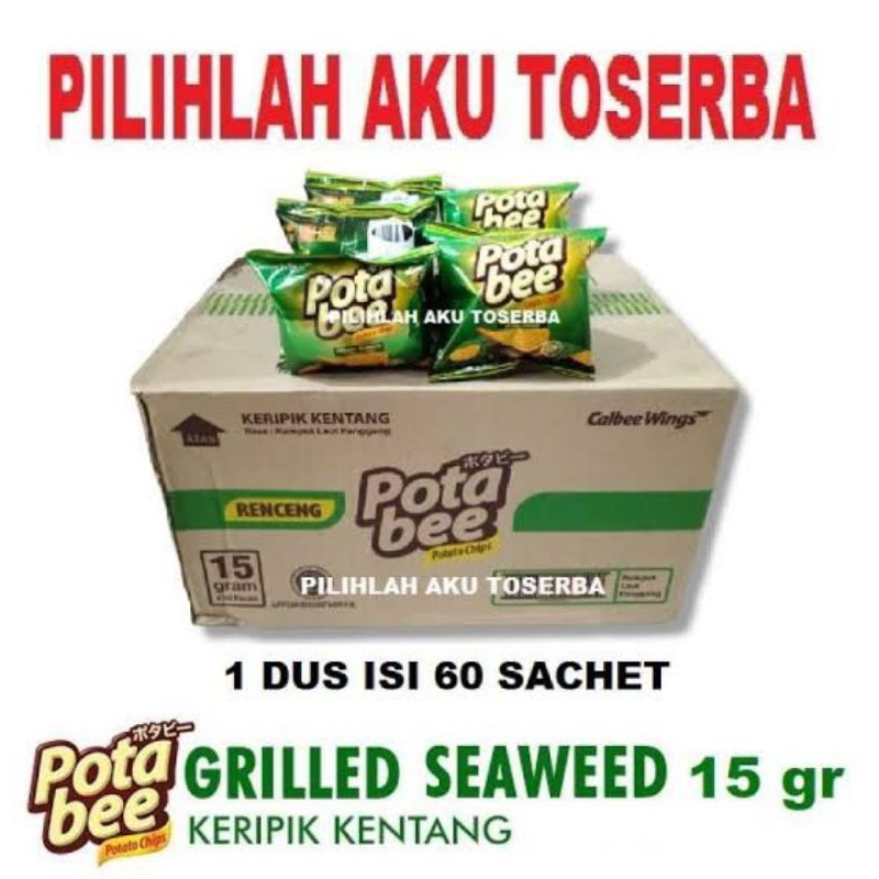 Jual SNACK POTABEE POTATO CHIPS 1 RENCENG ISI 10 PCS | Shopee Indonesia