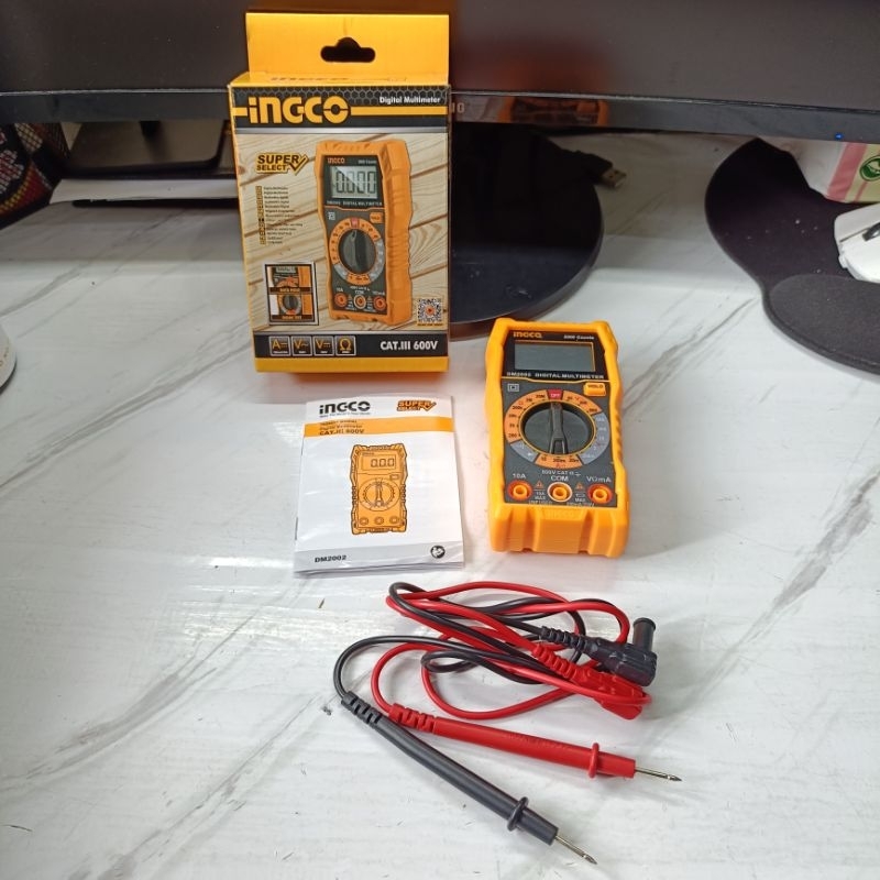 Jual Multimeter Digital INGCO Multimeter Ingco Multitester pengukur ...