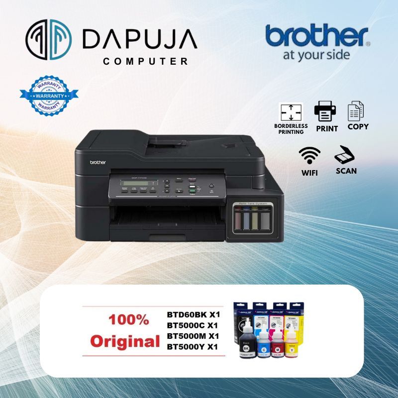 Jual Printer Brother DCP-T720DW ADF Multifungsi Printer Duplex Wifi | Shopee Indonesia