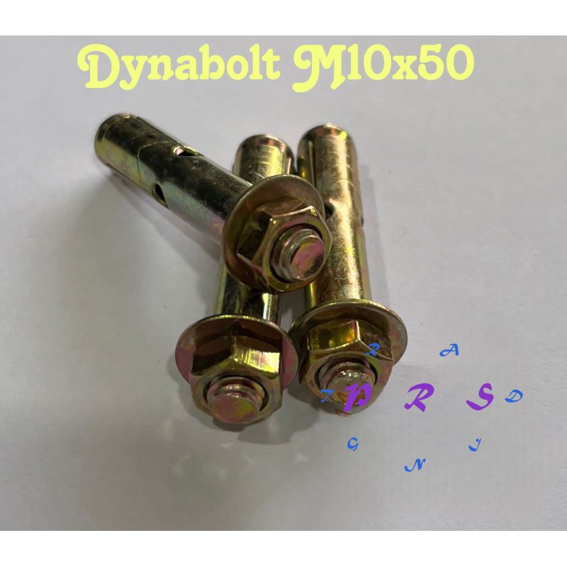 Jual Dynabolt kuning M10x50/dynabolt M10x50/dynabolt 10/Expansion Bolt ...