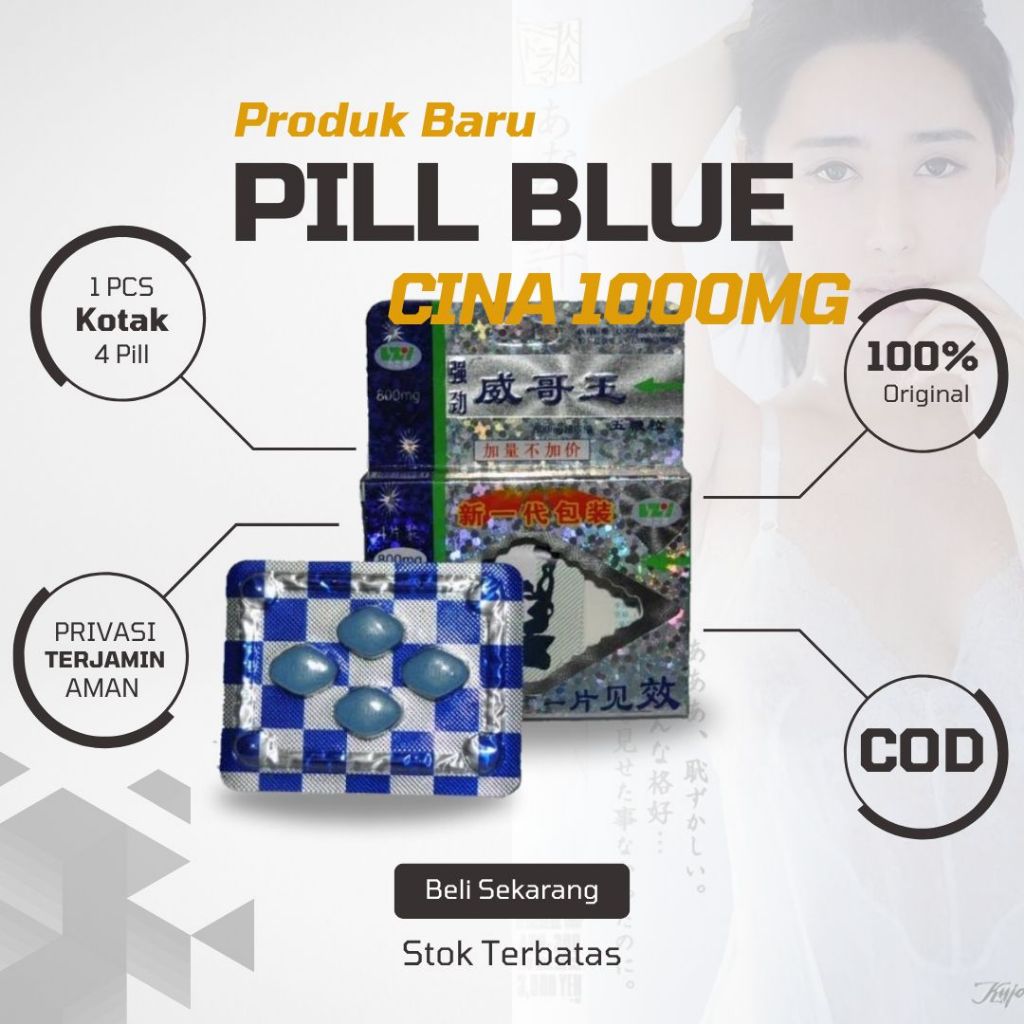 Jual WBL 1000 Mg ORIGINAL PIL BIRU CHINA HERBAL VITALITAS PRIA KERAS ...