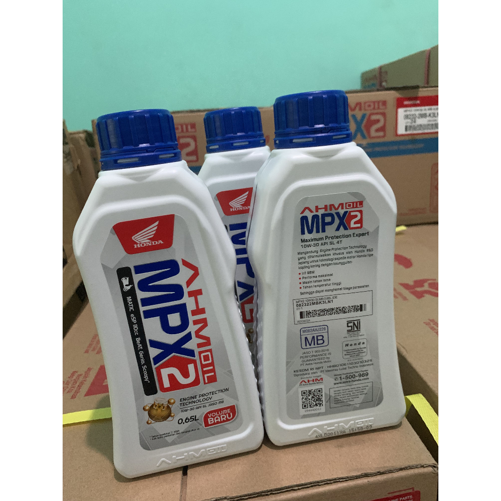Jual Oli MPX2 AHM Motor Matic 650ml | Shopee Indonesia