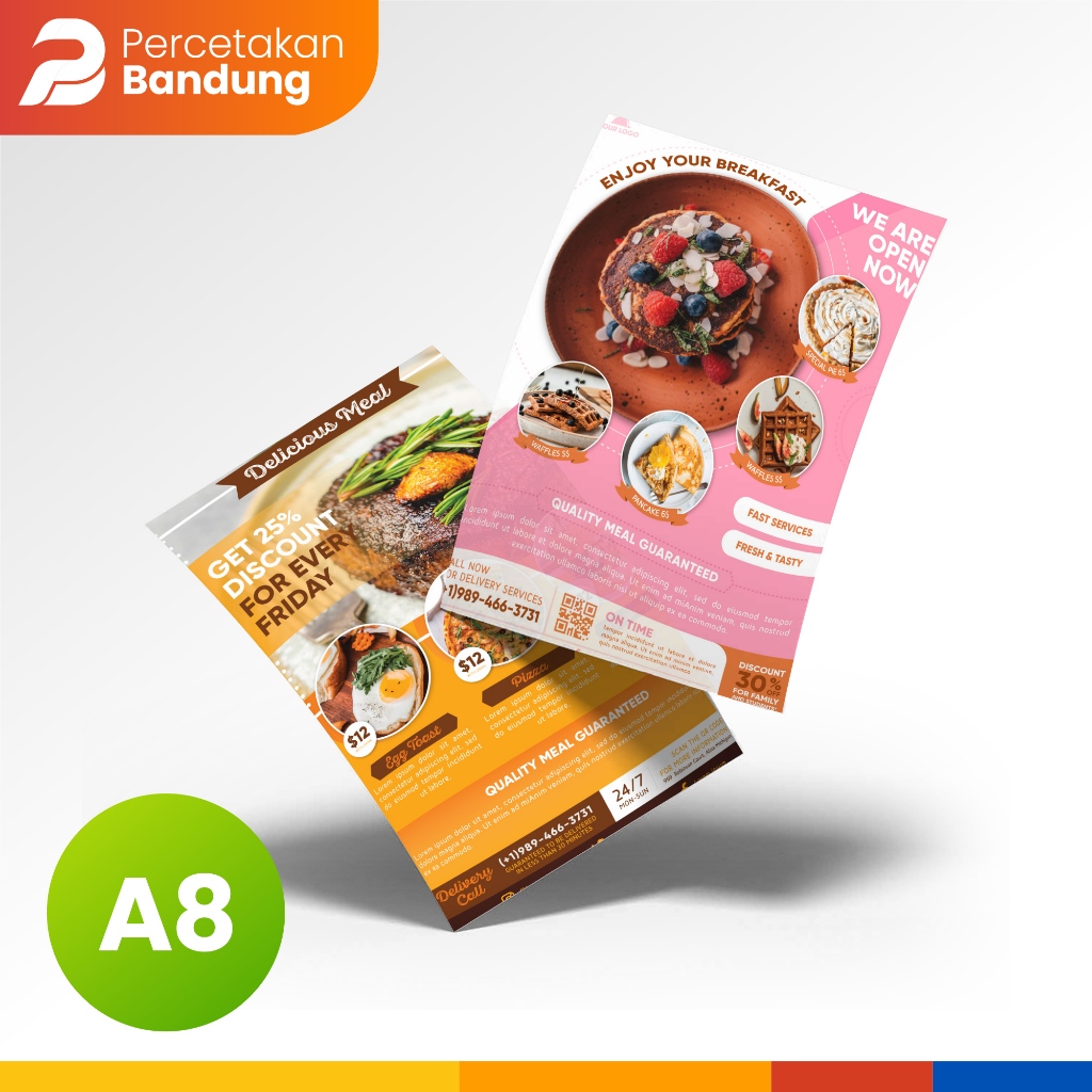 Jual Brosur Custom | Print MEDIA Flyer Promosi | Cetak Leaflet A8 ...