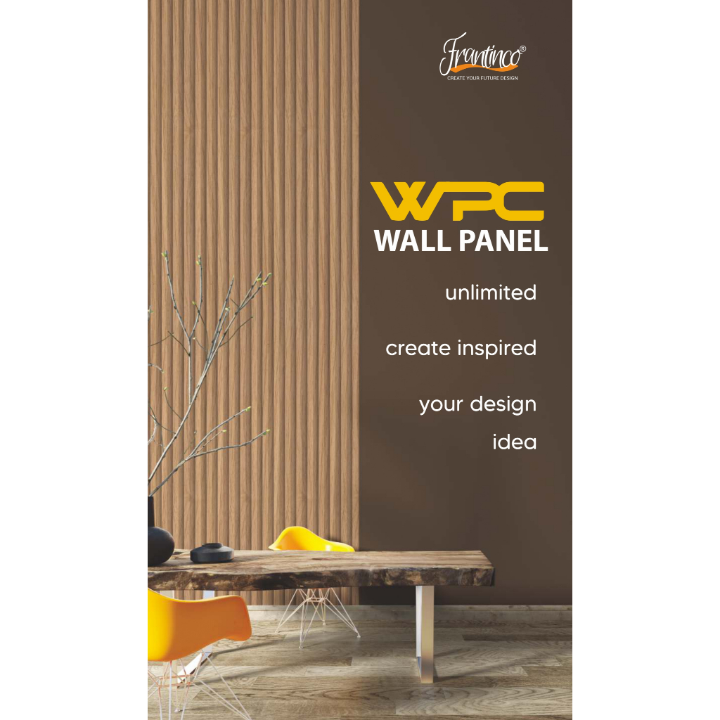 Jual WPC Wallpanel Frantinco Motif Solid/Metal/Woodgrain | Shopee Indonesia