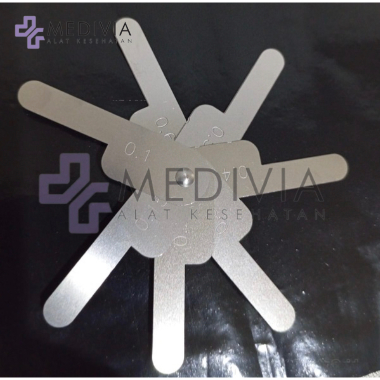 Jual DENTAL ORTHO GAUGE INTERDENTAL PROXIMAL SPACE GIGI / IPR GAUGE ...
