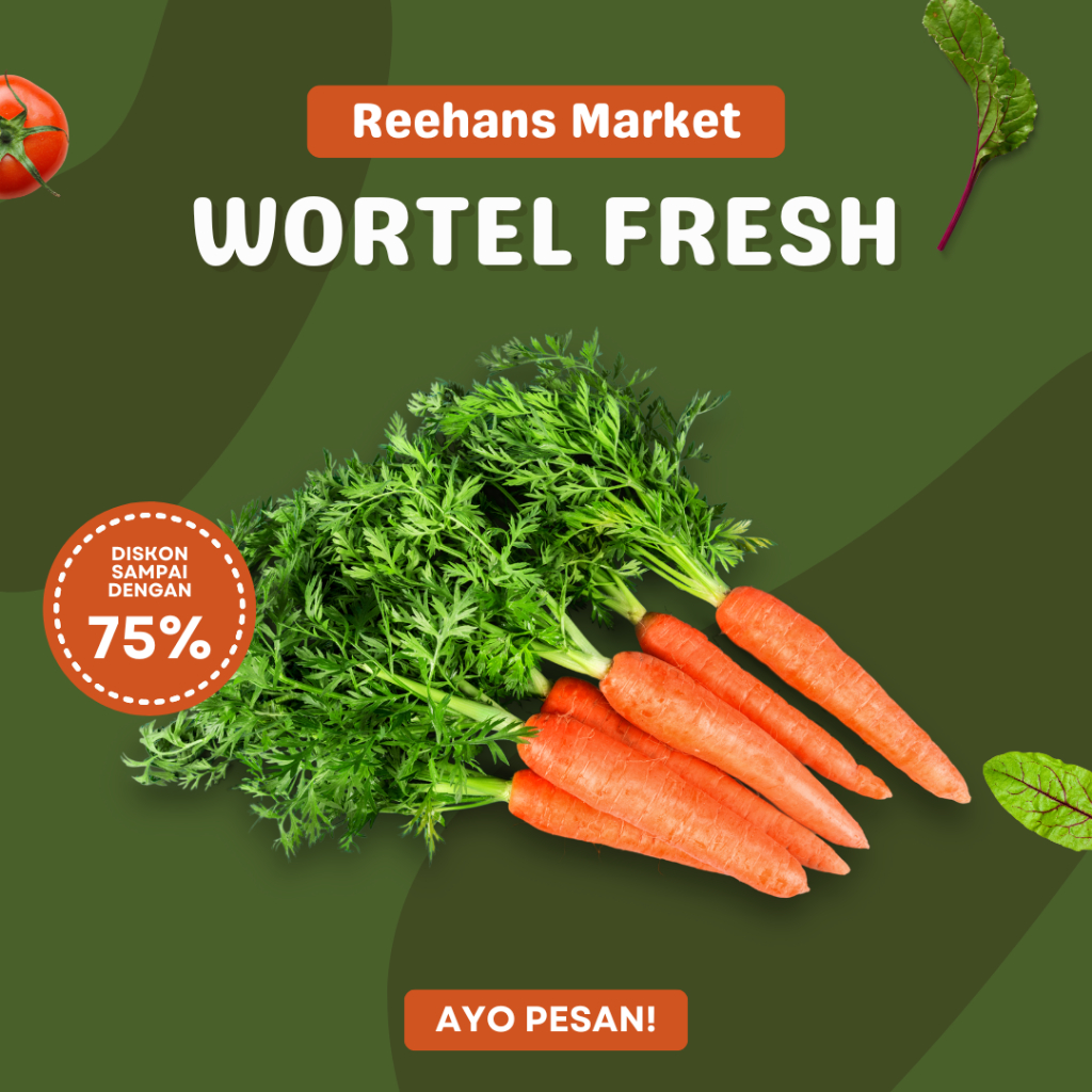 Jual Wortel Lokal Fresh 500g - 1000g | Shopee Indonesia