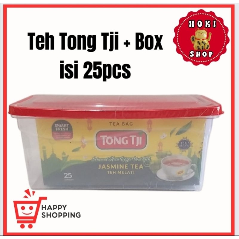 Jual Teh Tongji Jasmine + Box Teh isi 25kantong / Teh Tong Tji / Teh ...