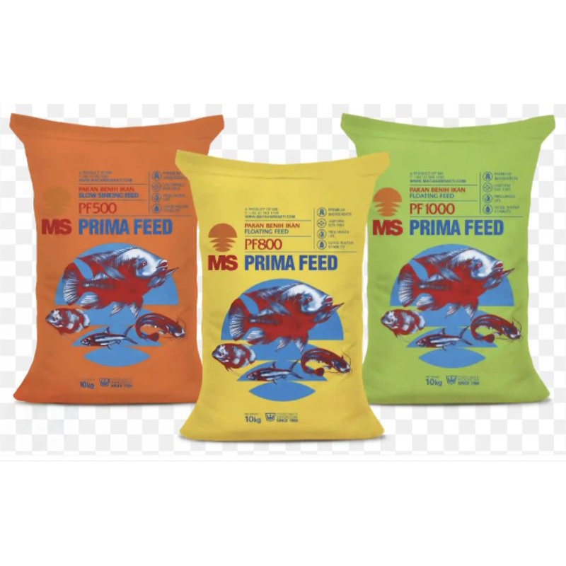 Jual MS PRIMA FEED PF 500/800/1000 PAKAN BIBIT BENIH IKAN KECIL NILA ...