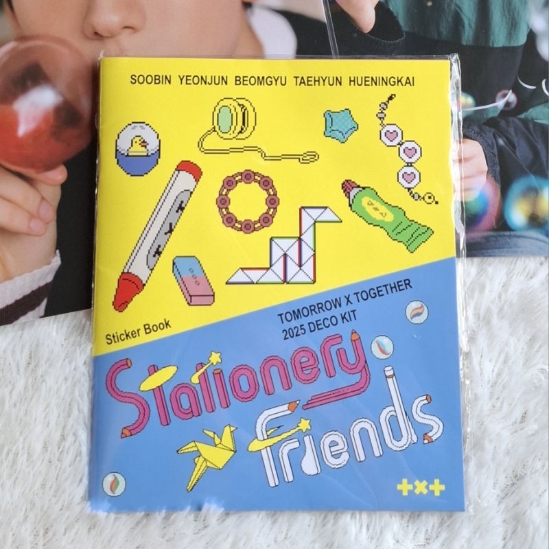 Jual TXT STICKER BOOK DECO KIT 2025 STATIONERY FRIENDS | Shopee Indonesia