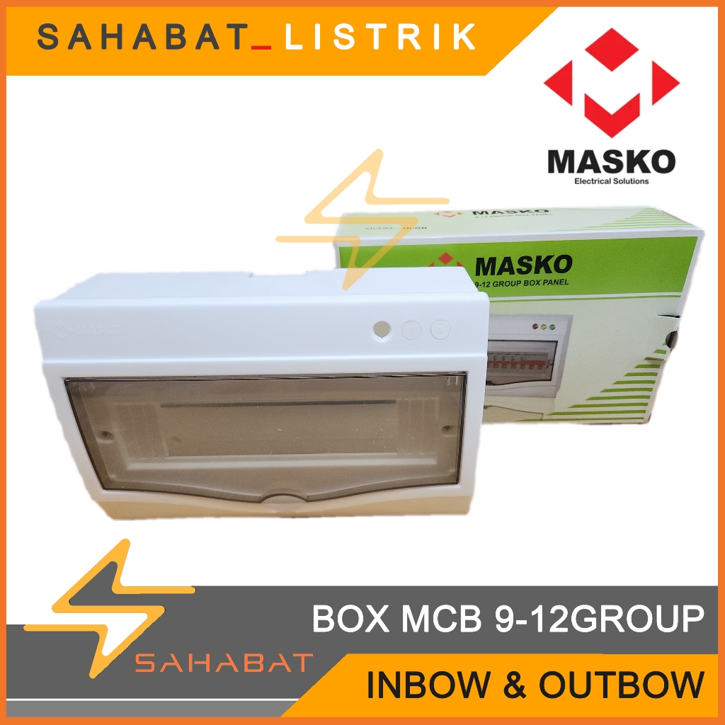 Jual BOX MCB MASKO 12 GRUP BISA DIPASANG INBOW/OUTBOW | Shopee Indonesia