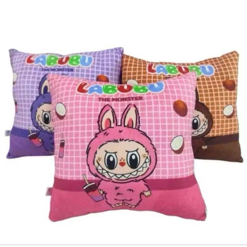 Jual Bantal Pillow Labubu 40CM Printing The Monsters Macaroon | Shopee ...