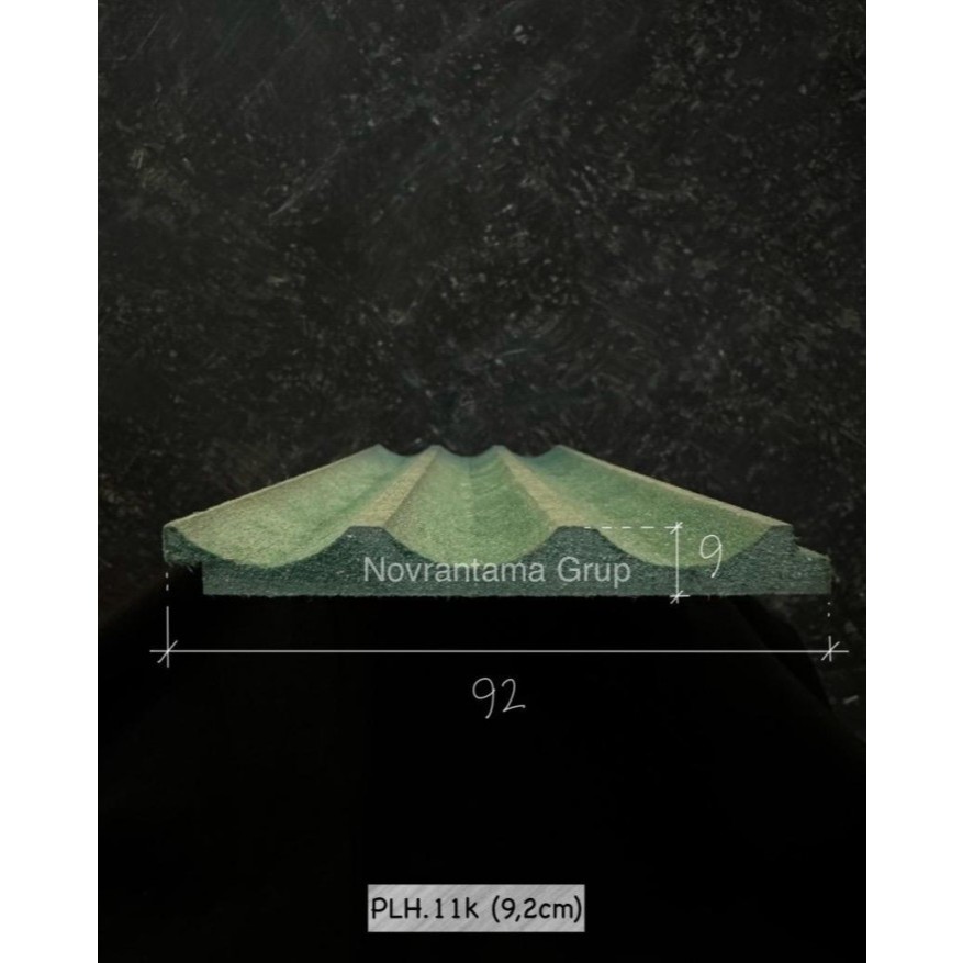 Jual LIS PROFIL HMR P-11 / LIS HMR / PROFIL HMR / WALL MOULDING HMR ...