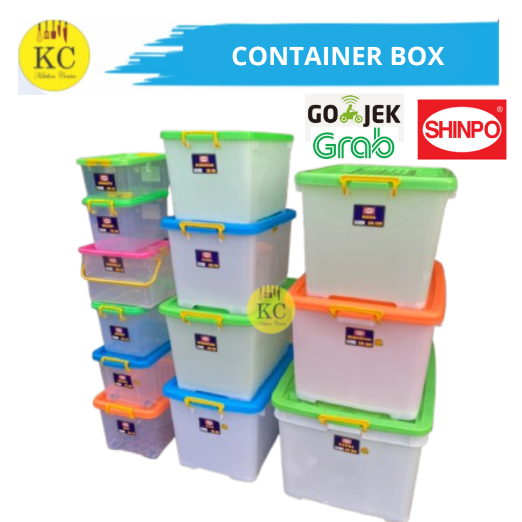 Jual SHINPO - Container Box 8-10-15-25-30-45-60-70-95-130-150-195 Liter ...