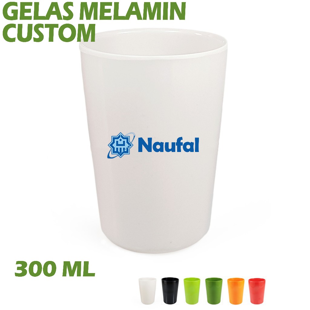 Jual Gelas Melamin Custom 300 ml | Shopee Indonesia