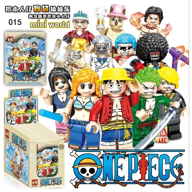 Jual Gacha Blind Box Lego MG Mini Figurine One Piece Naruto Demon ...