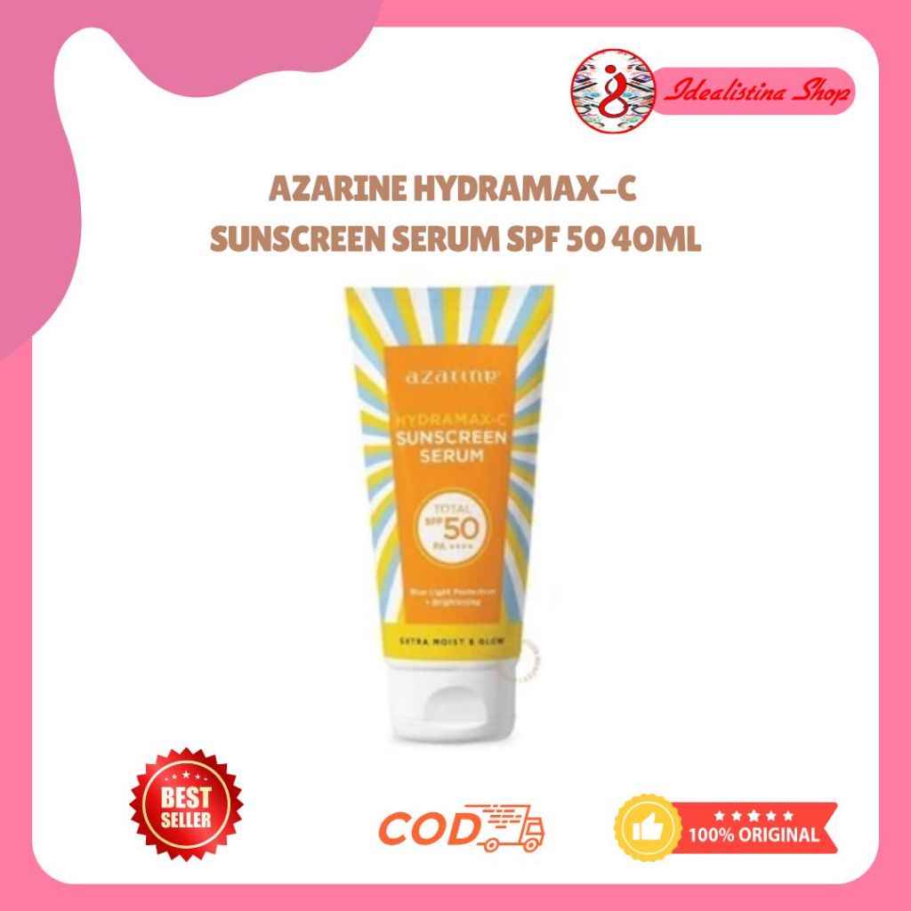 Jual Azarine HydraMax-C Sunscreen Serum 40ml | Shopee Indonesia