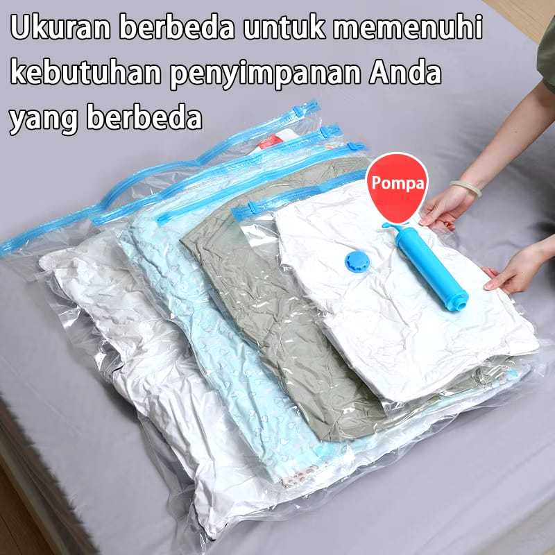 Jual Ab148 Plastik Vakum Travel Pompa Manual untuk Vacuum Baju Portable Koper Penyimpanan ...