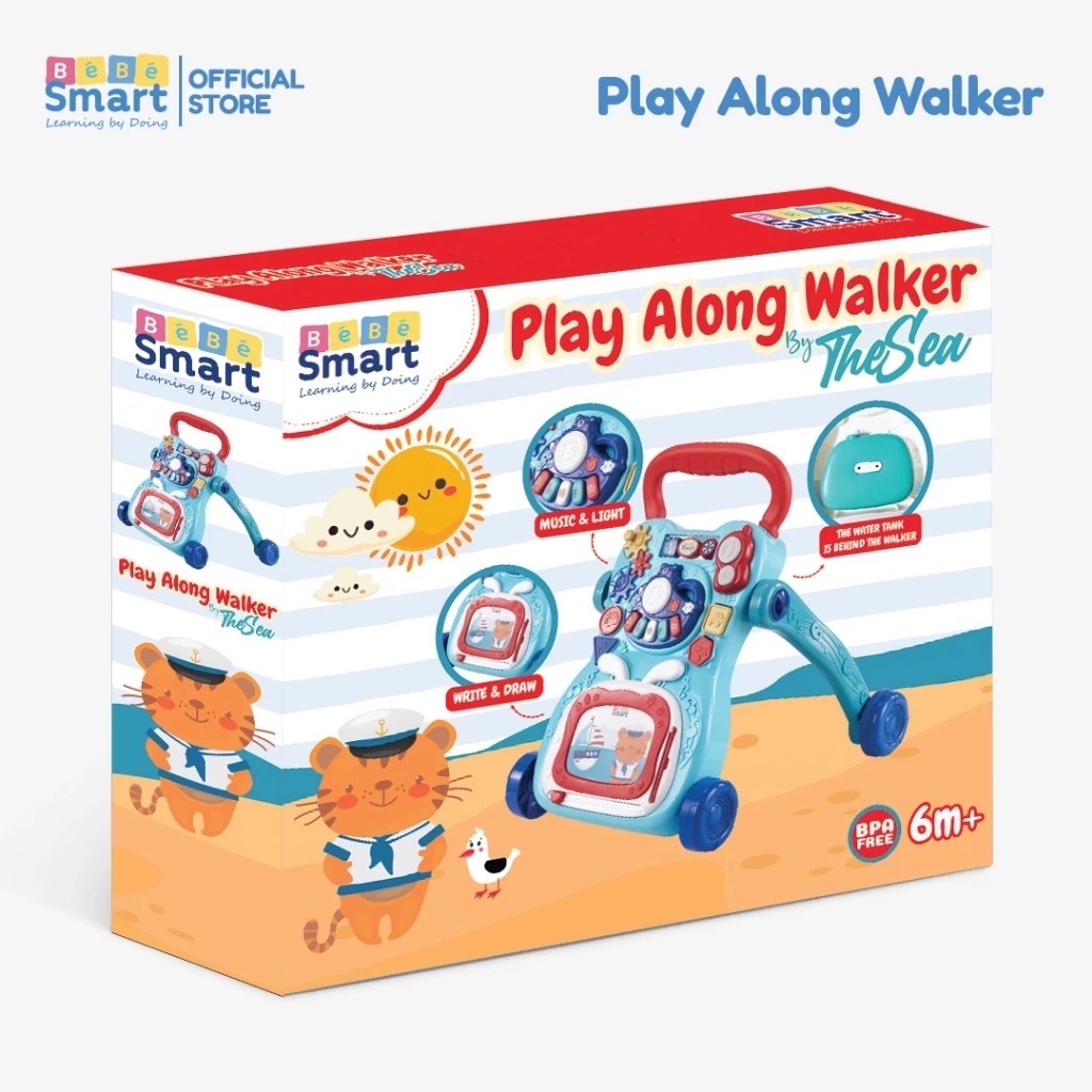 Jual BEBE SMART Play Along Baby Walker / Push Walker / Dorongan Bayi ...