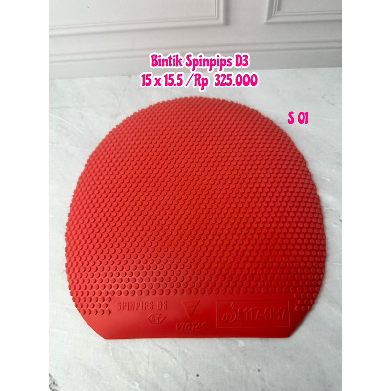 Jual PROMO SECOND KARET PINGPONG TENIS MEJA BINTIK VICTAS SPINPIPS D3 MERAH | Shopee Indonesia