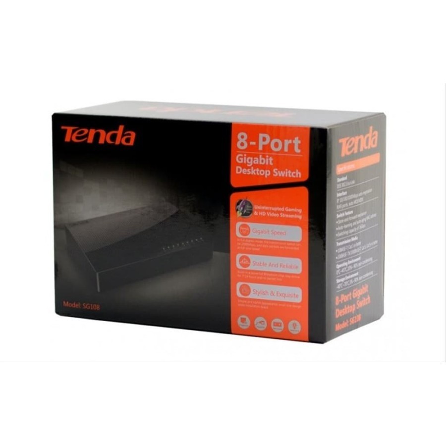 Jual Tenda SG108 8- Port Gigabit Desktop Switch | Shopee Indonesia