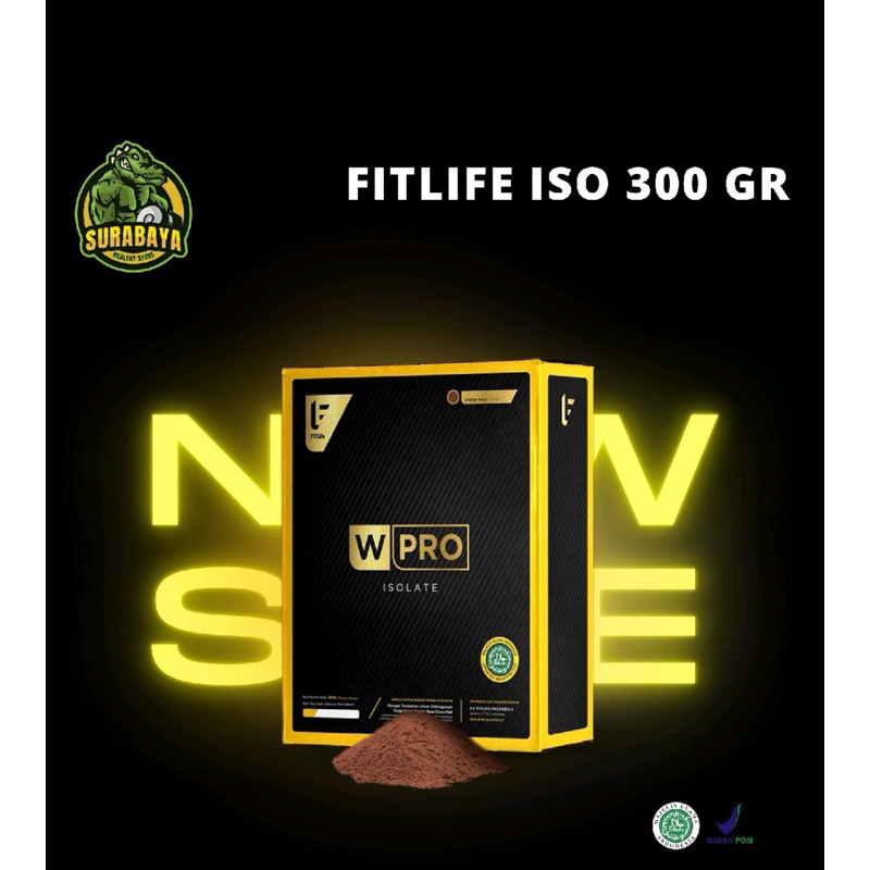 Jual Whey Protein Isolate Fitlife Wpro W Pro True Iso 300 Gra | Shopee ...