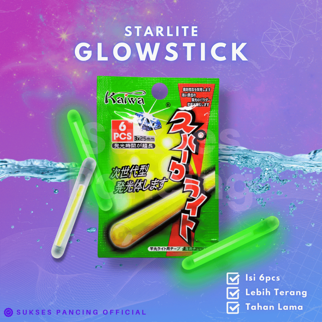 Jual Starlite KAIWA Glow Stick Pancing ISI 6pcs | Shopee Indonesia
