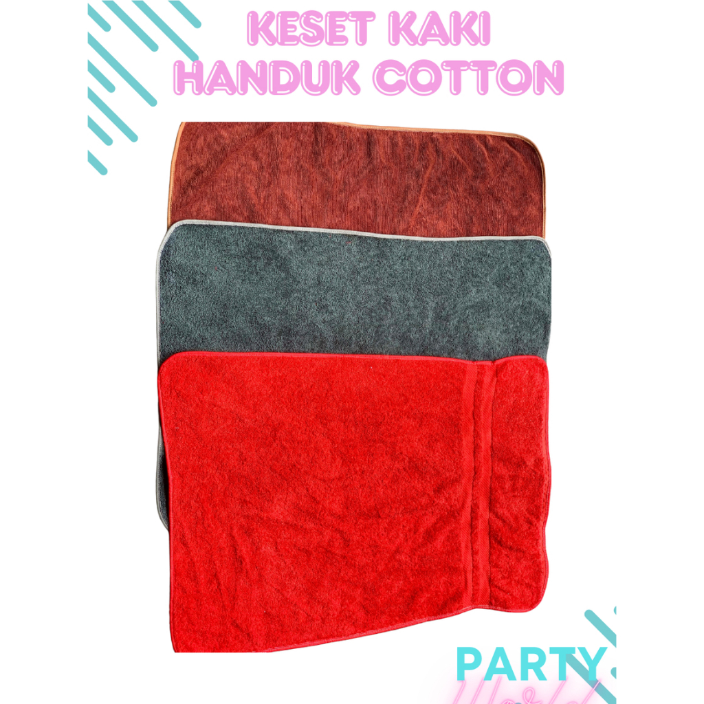 Jual Keset Handuk Hotel 74x52 alas Kaki tebal bahan Full Cotton premium ...