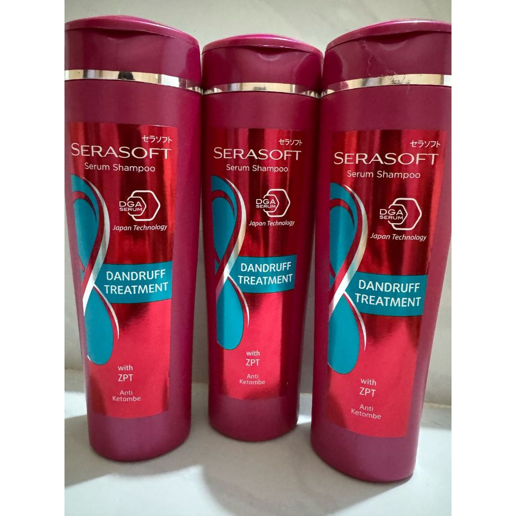 Jual SERASOFT SERUM SHAMPOO DANDRUFF TREATMENT BOTOL 340ml | Shopee ...