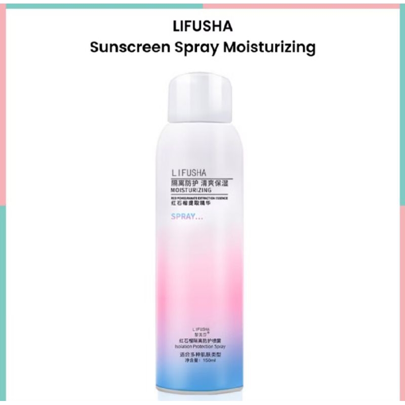 Jual LIFUSHA Original Body lotion spray Moisturizing Brightening red ...