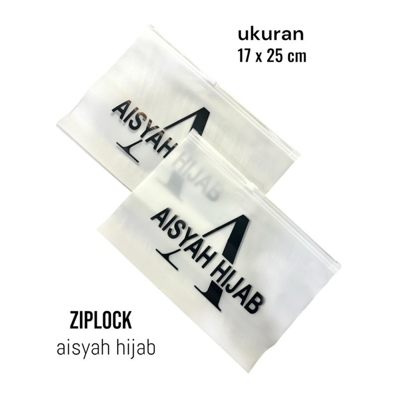 Jual 10pcs ZIPLOCK HIJAB m landscap Pouch Transparan ANTI AIR Map ...