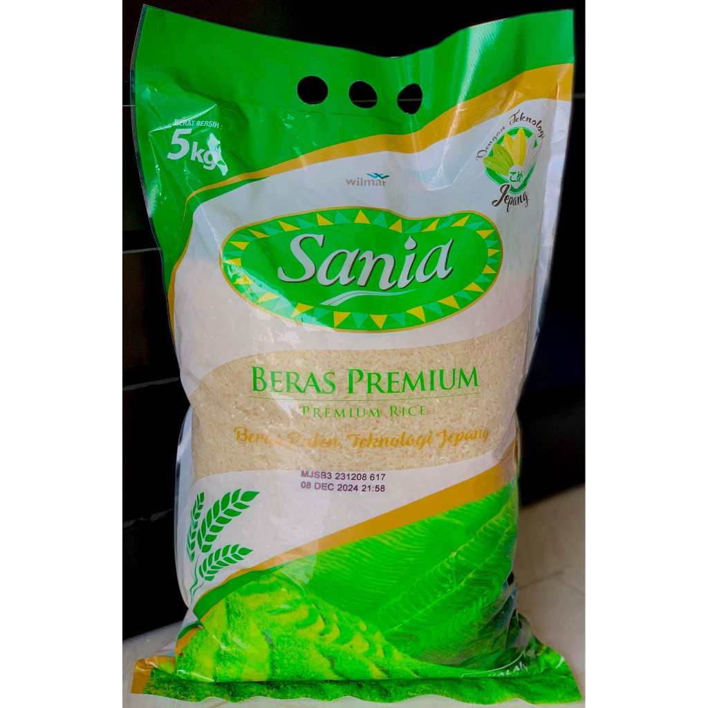 Jual BERAS SANIA KEMASAN 5 KG READY STOK PREMIUM | Shopee Indonesia