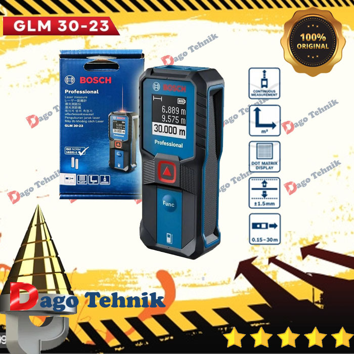 Jual Bosch meteran laser GLM 30-23 digital laser 30 meter range finder ...